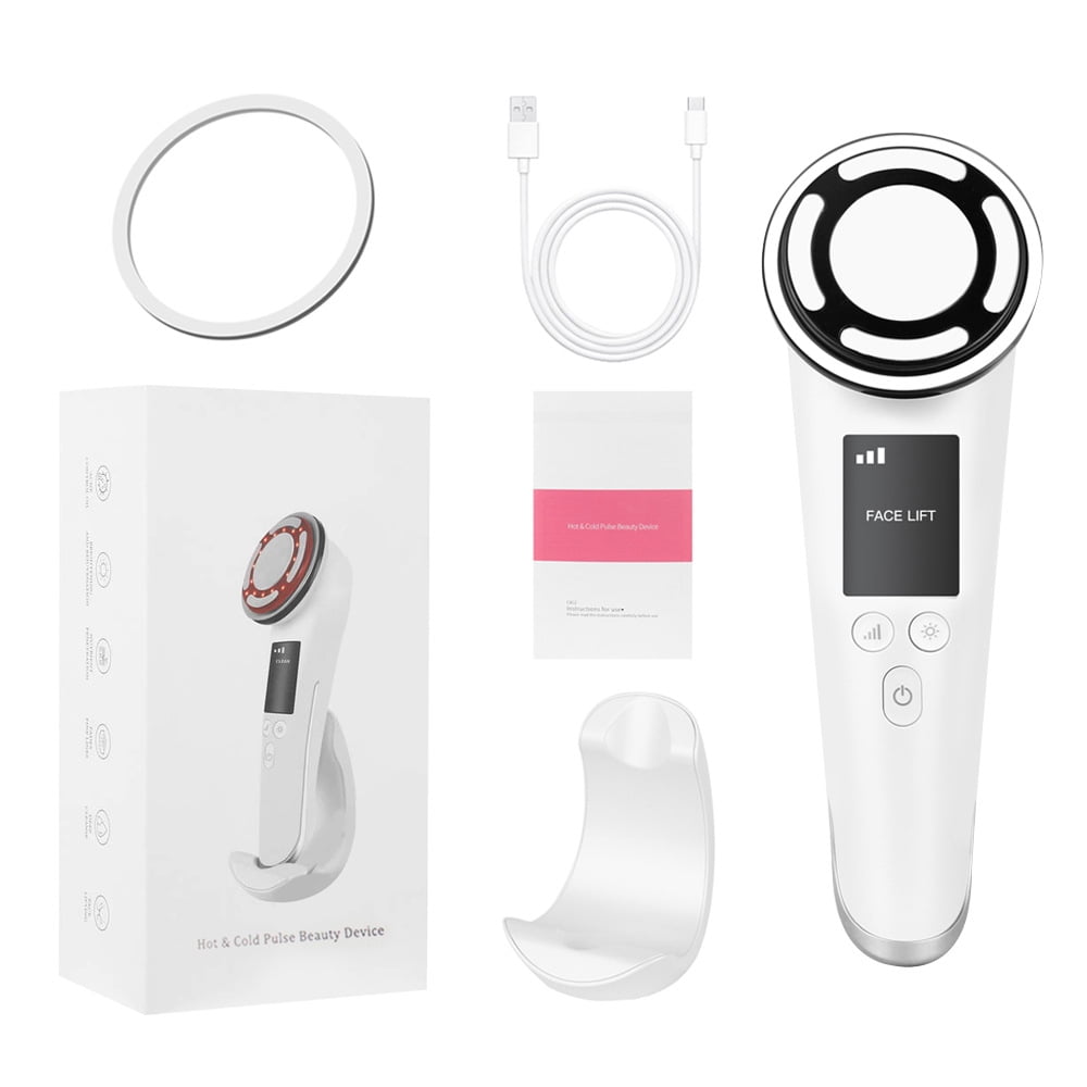 Hot and cold compress beauty device, EMS micro-current introduction ...