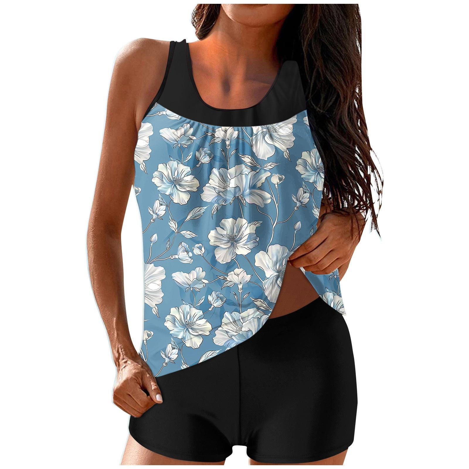 Hot days, bold styles UTSJKR Tankini Swimsuits for Women 2025 Blouson ...