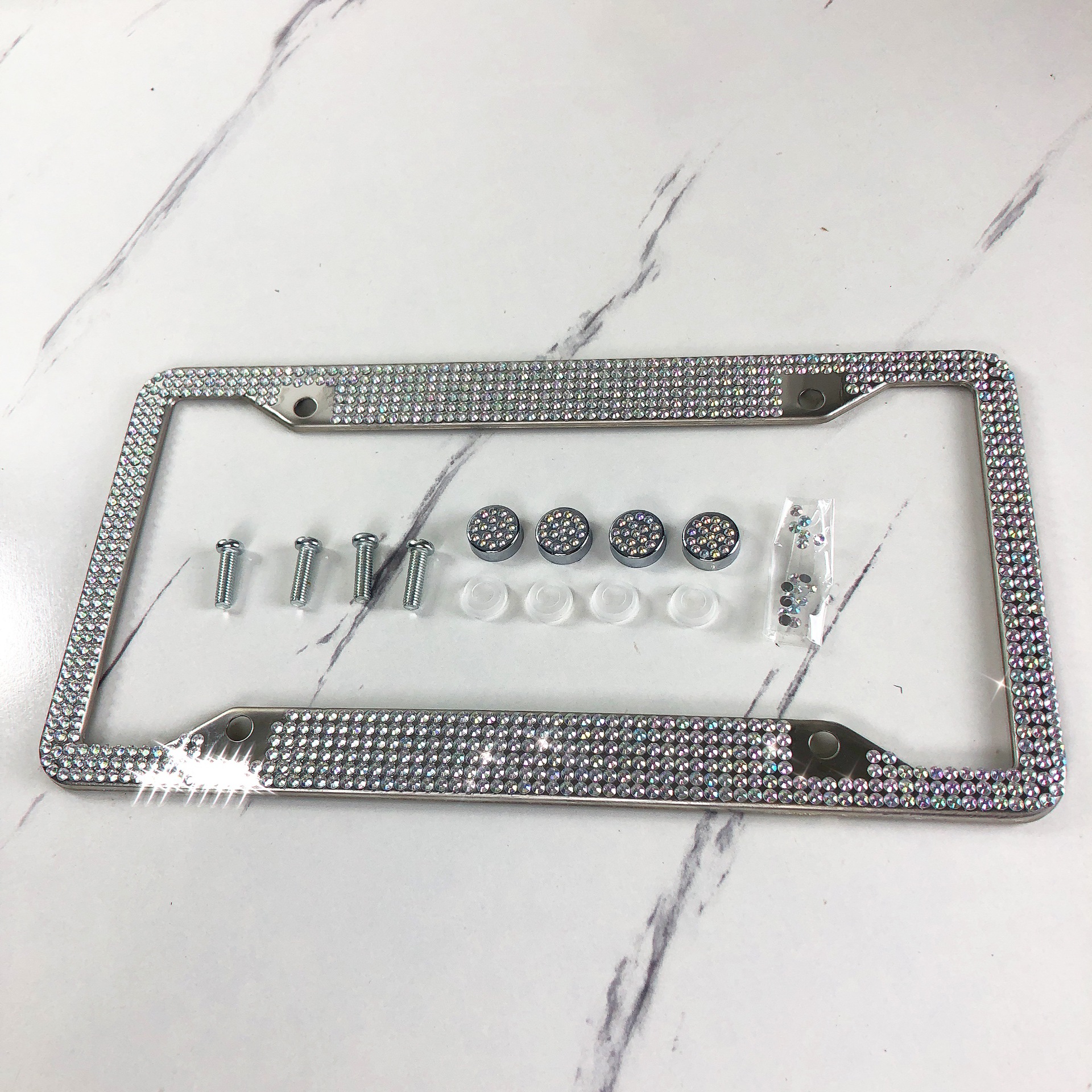 Hot new stainless steel license plate frame, license plate frame ...