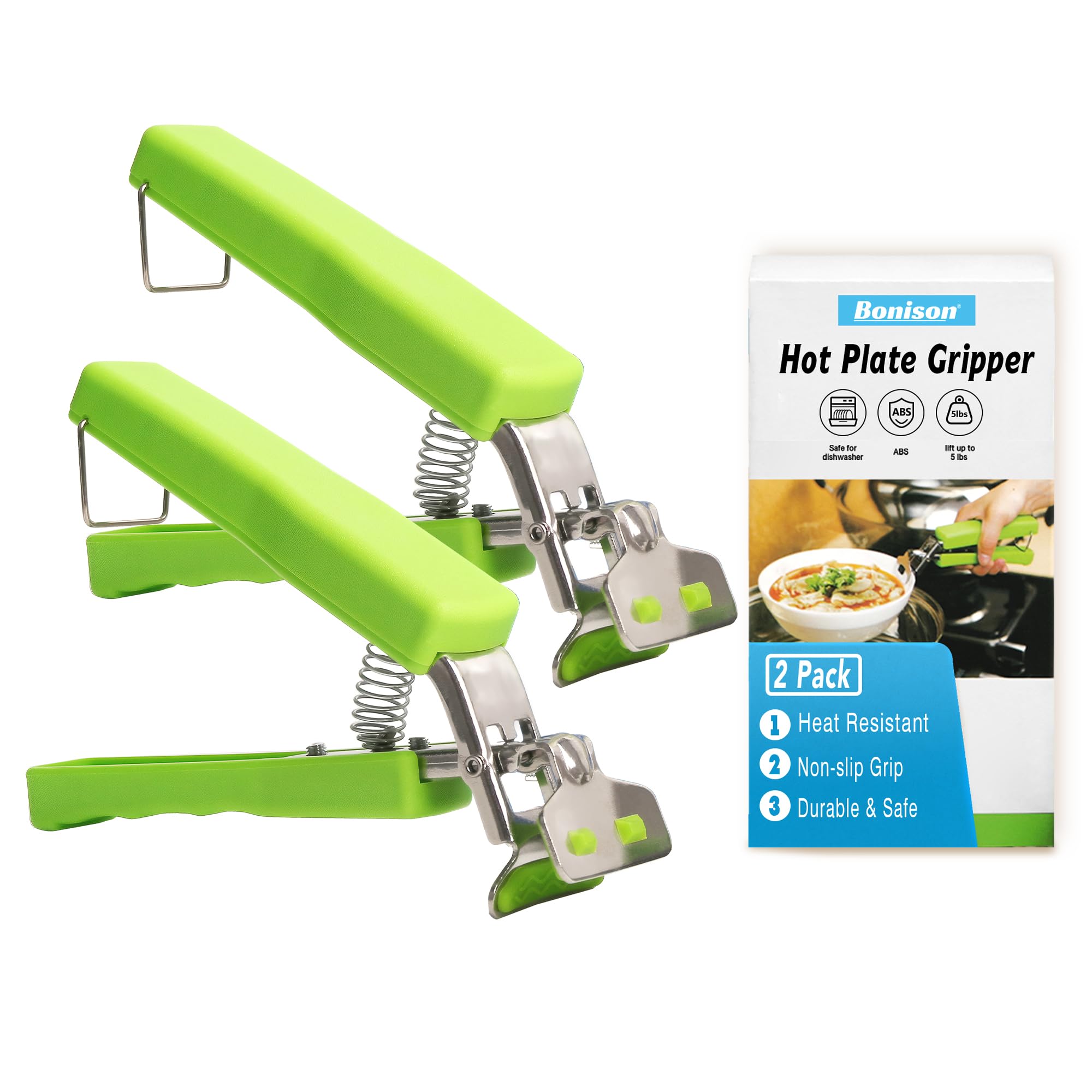 Hot plate gripper clips, heat resistant tongs for moving hot bowls ...
