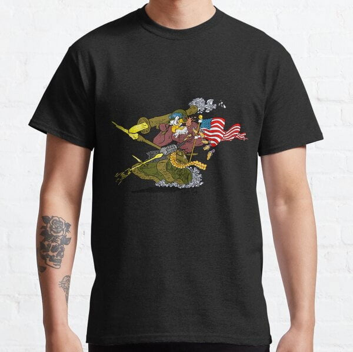 Hot rod eagle ready for battle Classic T-Shirt - Walmart.com