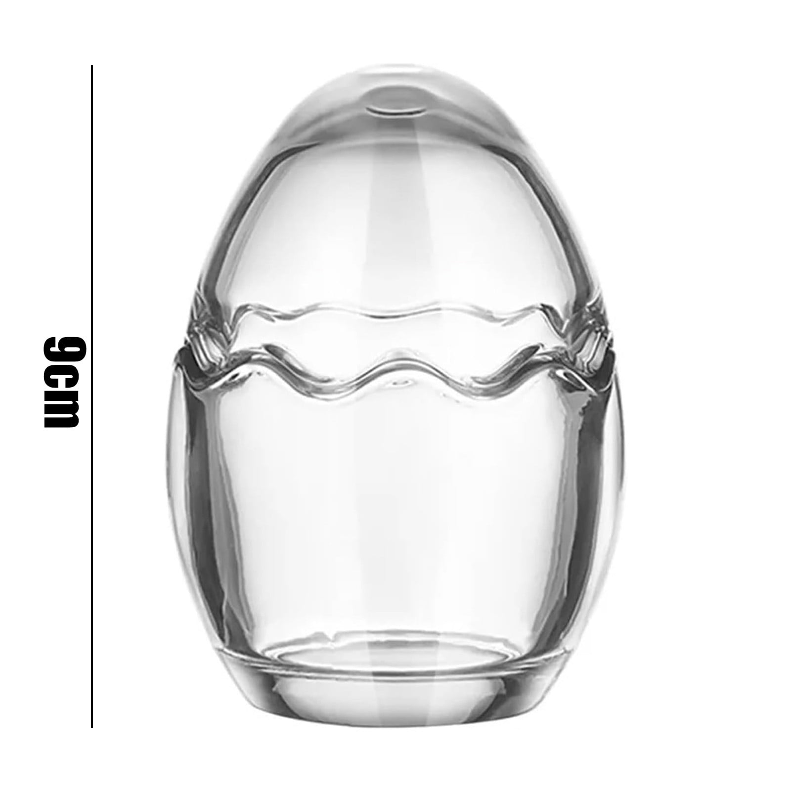 Hot sale! Glass Storage Jars Glass Egg Cup Clear Container Decorations Table Small Candy Holder ...