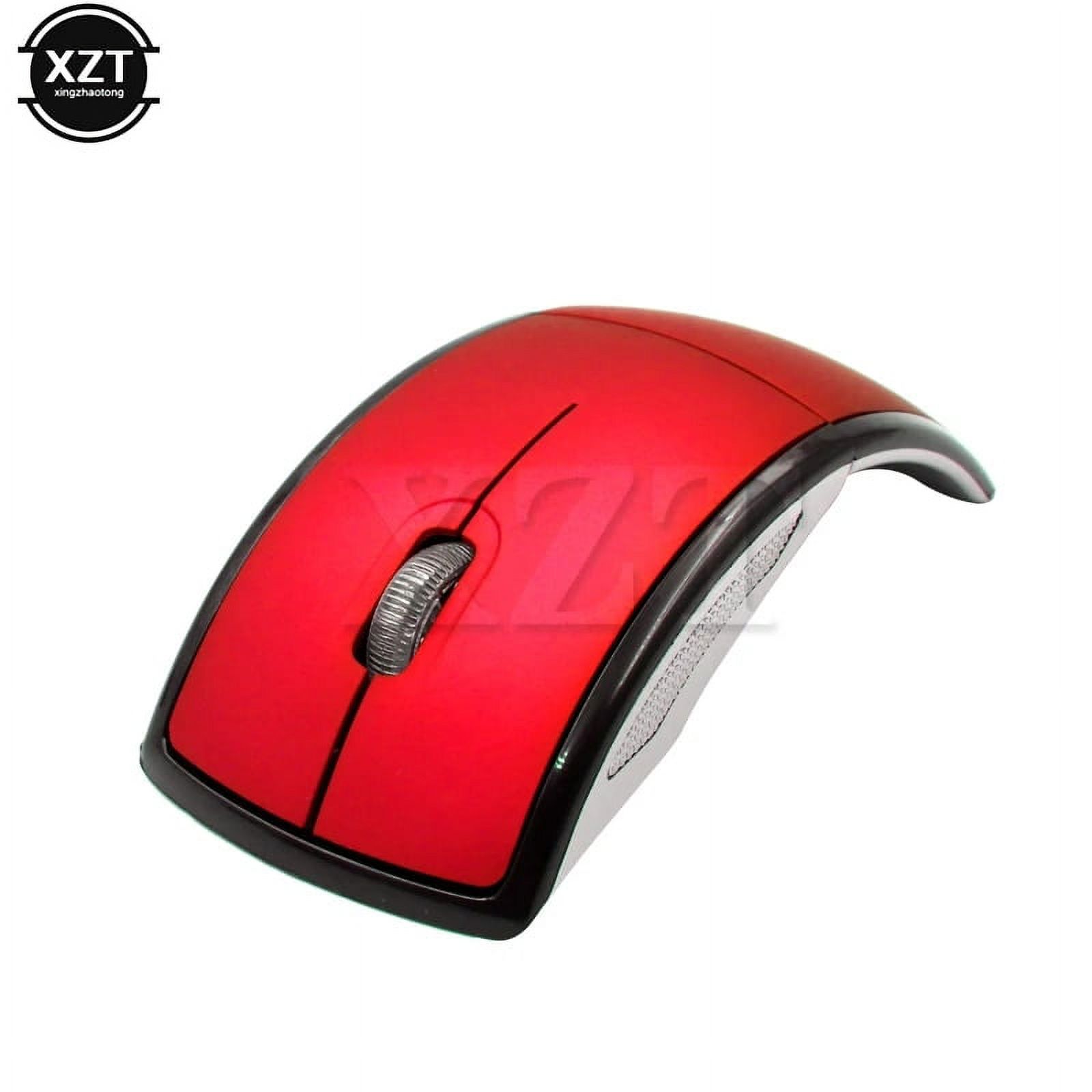 Hot sale Mice with Mini USB Receiver Ultrathin 2.4GHz Foldable Wireless Arc Optical Mouse for ...