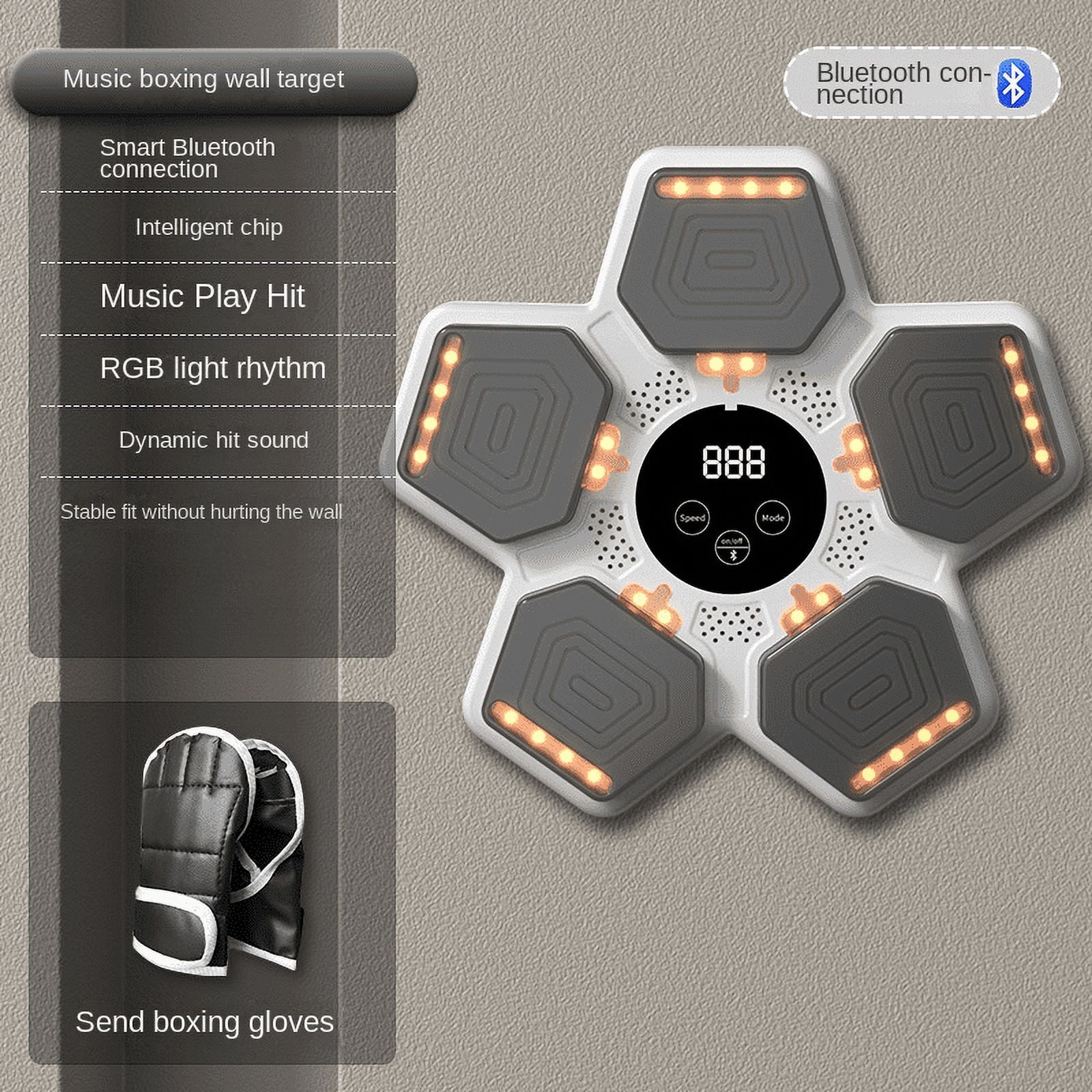 Hot-selling boxing target music Bluetooth music boxing wall target home ...