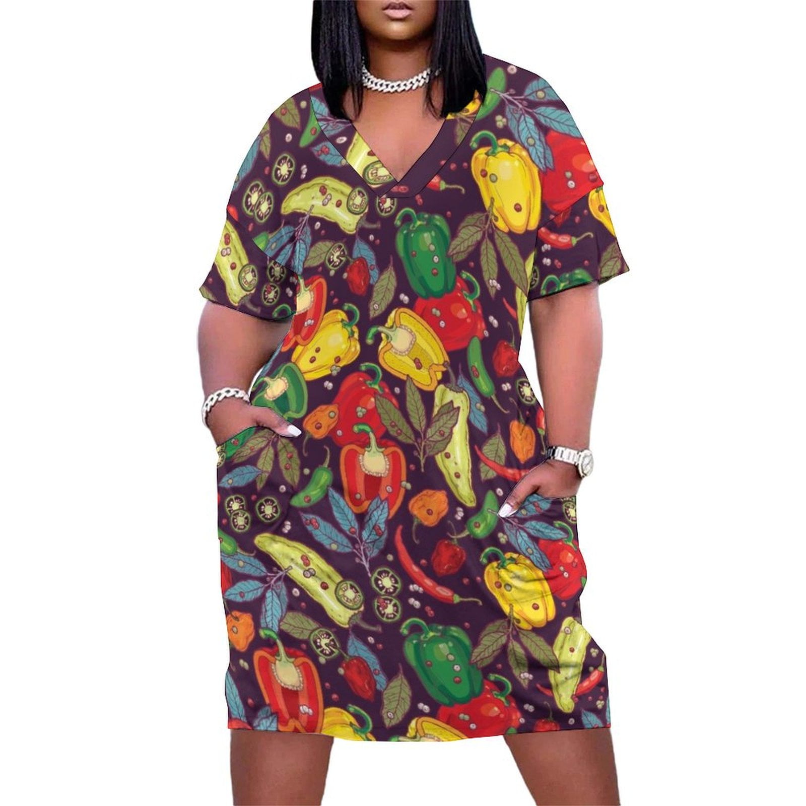 Hot & spicy! Loose Pocket Dress women's clothing trend 2025 evening ...