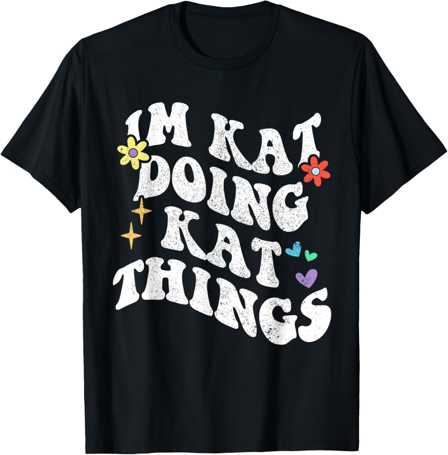 Hot trending Retro Groovy Im Kat Doing Kat Things Funny Mother'S Gift T ...