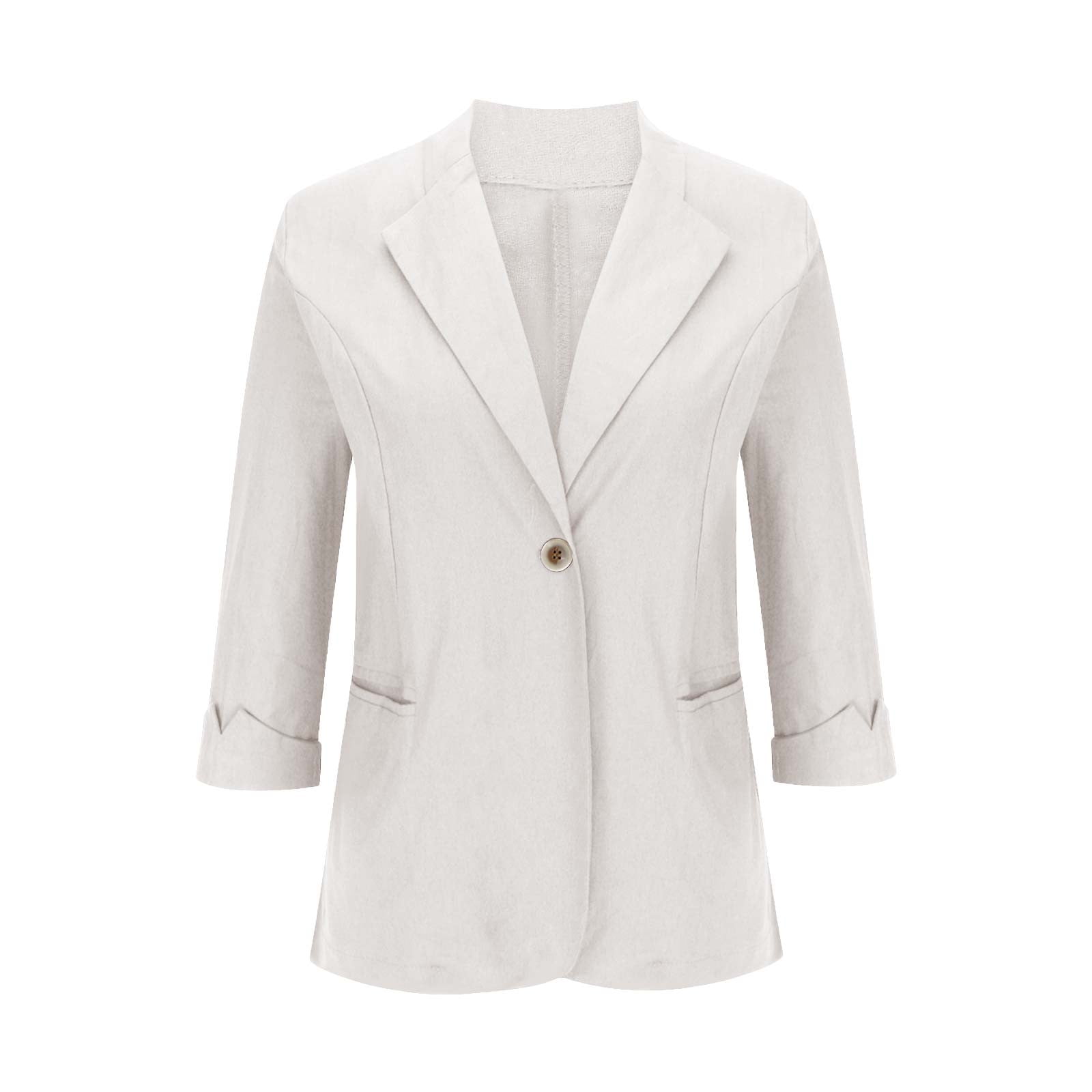 Hot6sl Blazers for Women Women's Long Sleeve Blazer Open Front Cardigan ...