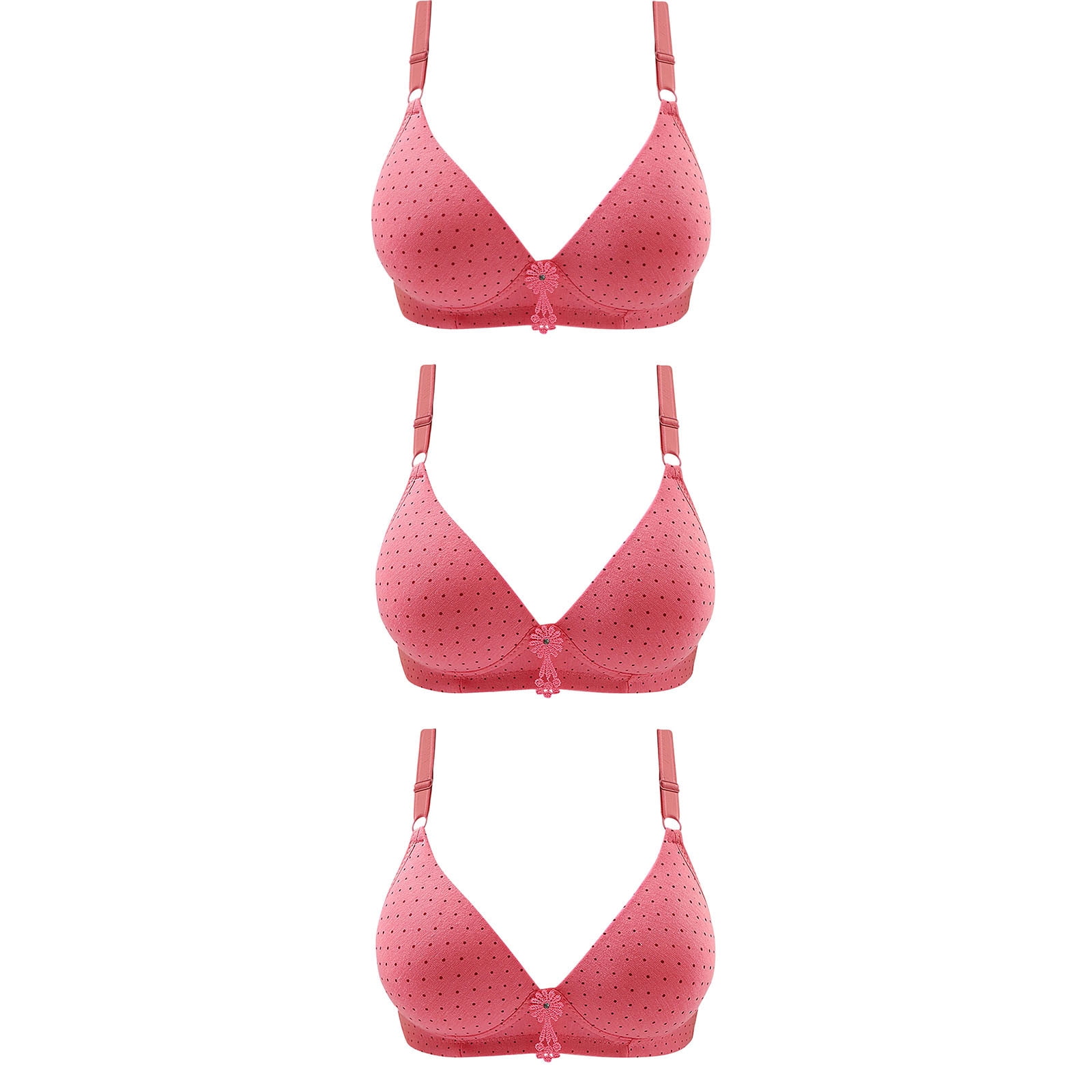 Hot6sl Bras Women, Womens Sports Bras Plus Size Comfortable Bras (3PC ...