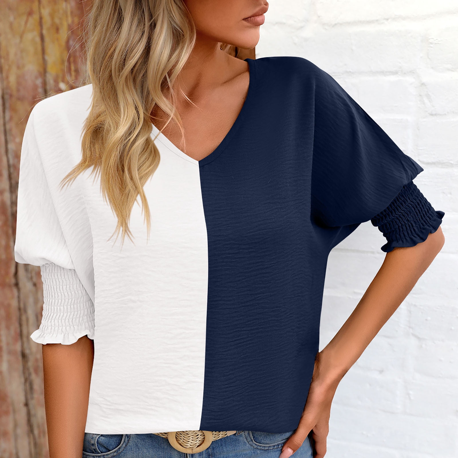 Hot6sl Tops for Women Trendy, Plus Size Tops for Women Short Sleeve ...