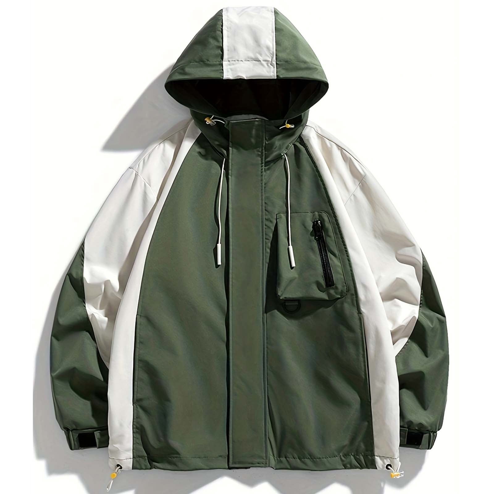 Hot6sl Winter Coats for Men Weather-Resistant Long Sleeve Classic Coat ...
