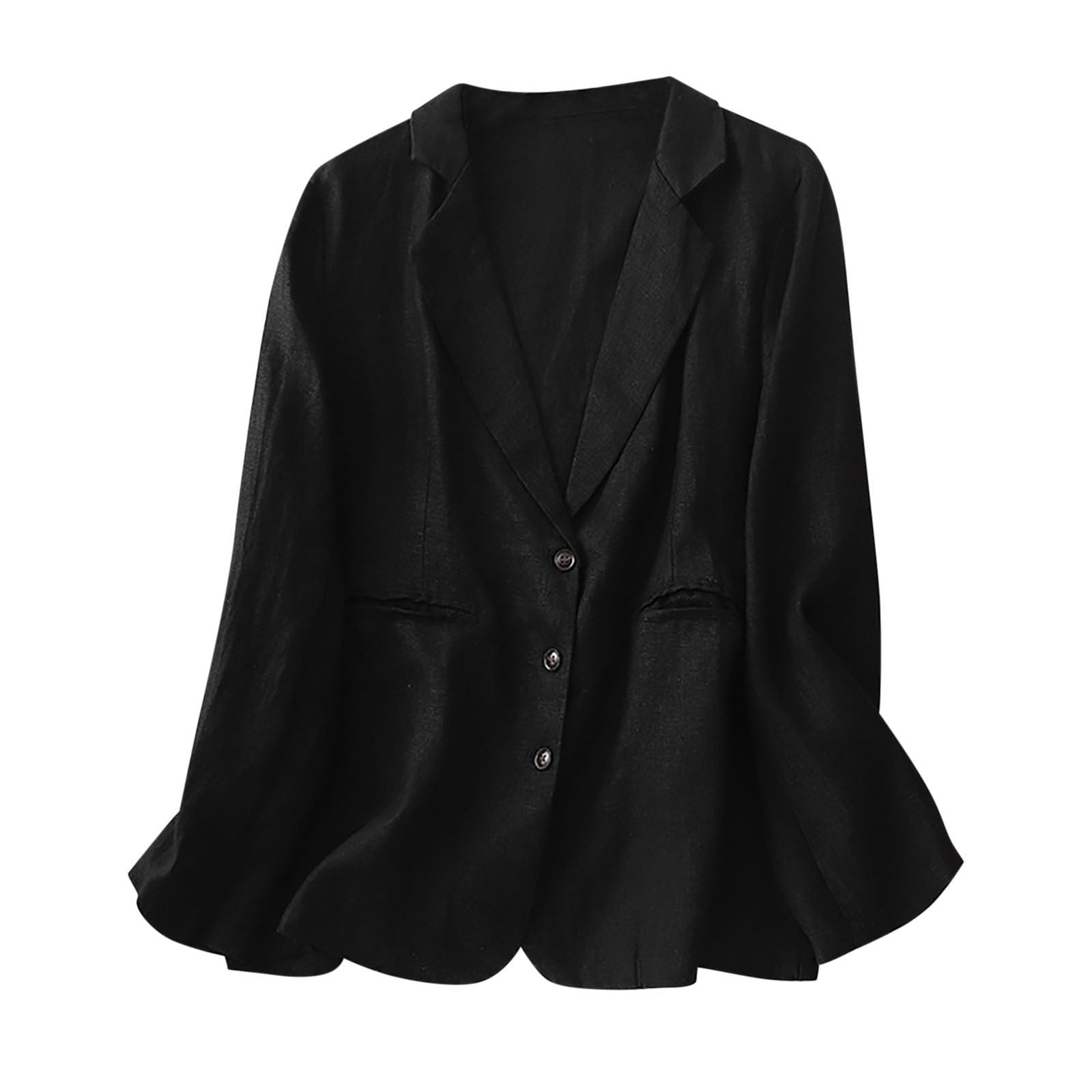 Hot6sl Women Blazers for Work Casual Womens Casual Blazer Jacket Long ...