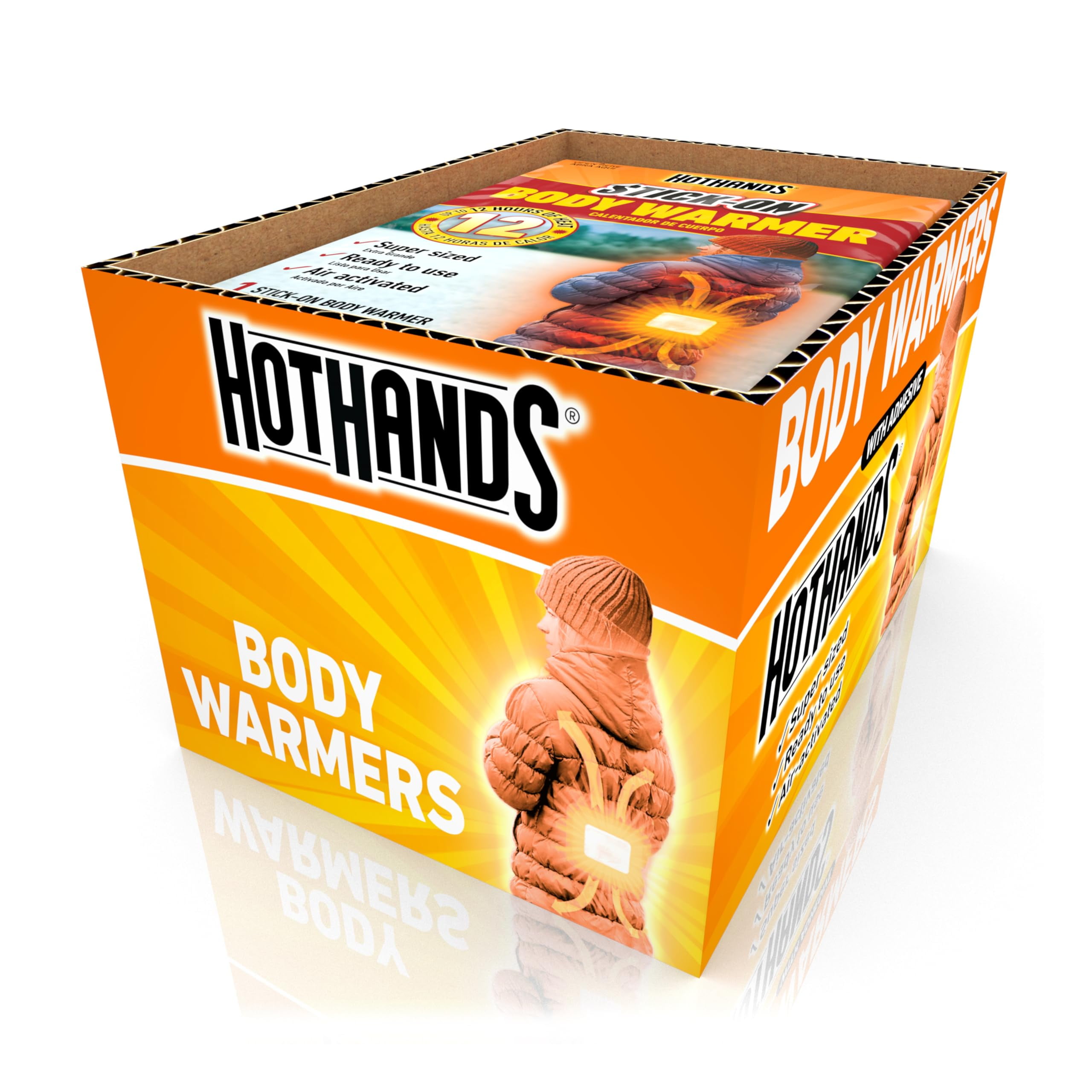 HotHands 12 Hour Adhesive Body Warmers - Bulk Value Pack of Air ...