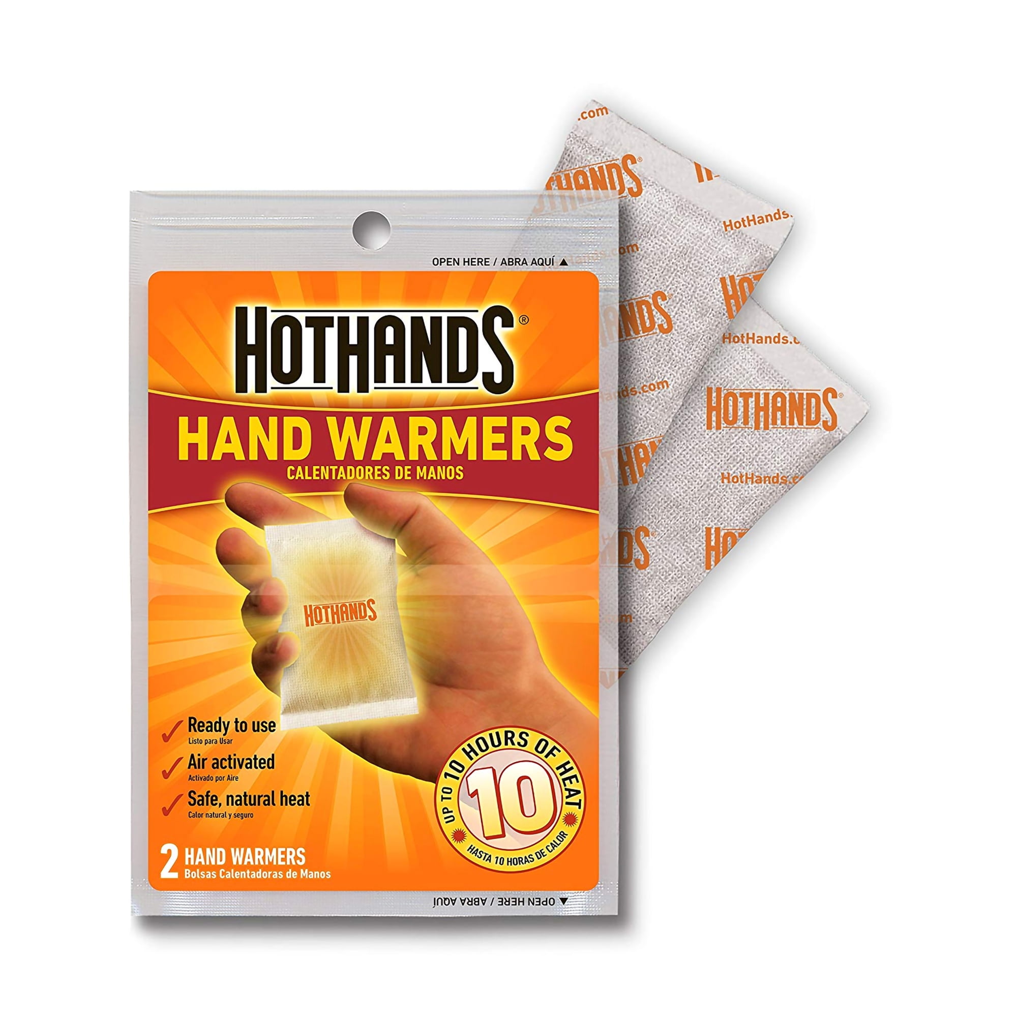 HotHands Disposable Hand Warmers, Heated Pouch, Bulk Pack of 40 ...