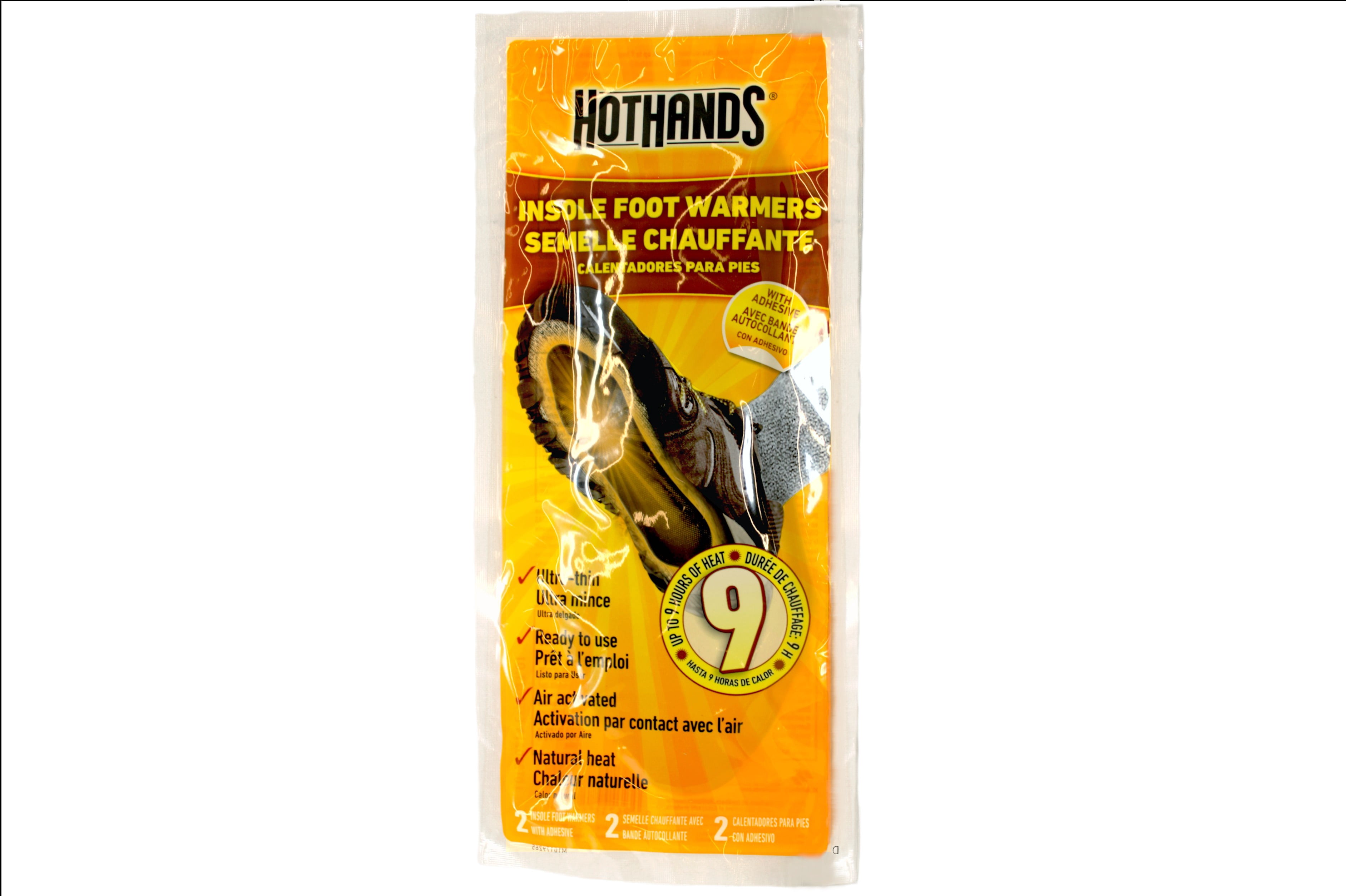 HotHands Insole Foot Warmers - Long Lasting Safe Natural Odorless Air ...