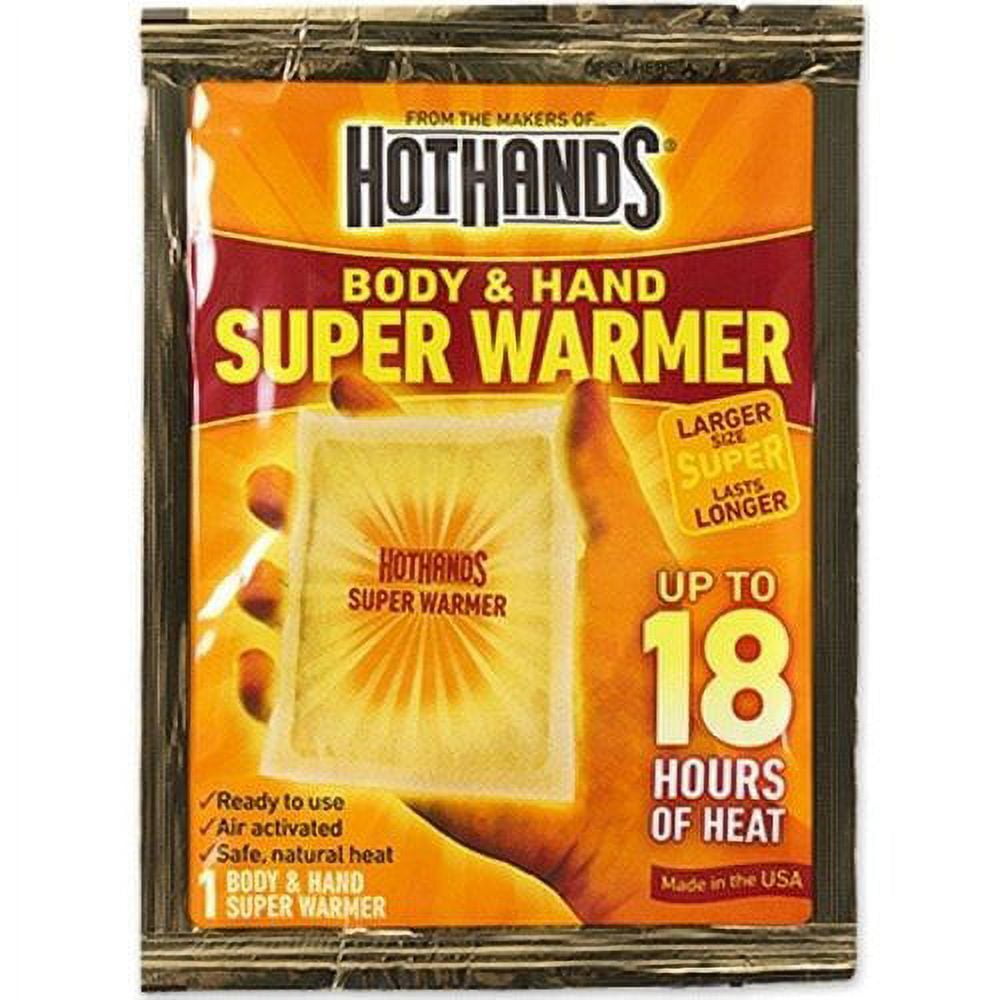 HotHands Super Warmer - Disposable Body or Hand Warmers Bulk Pack - 12 ...
