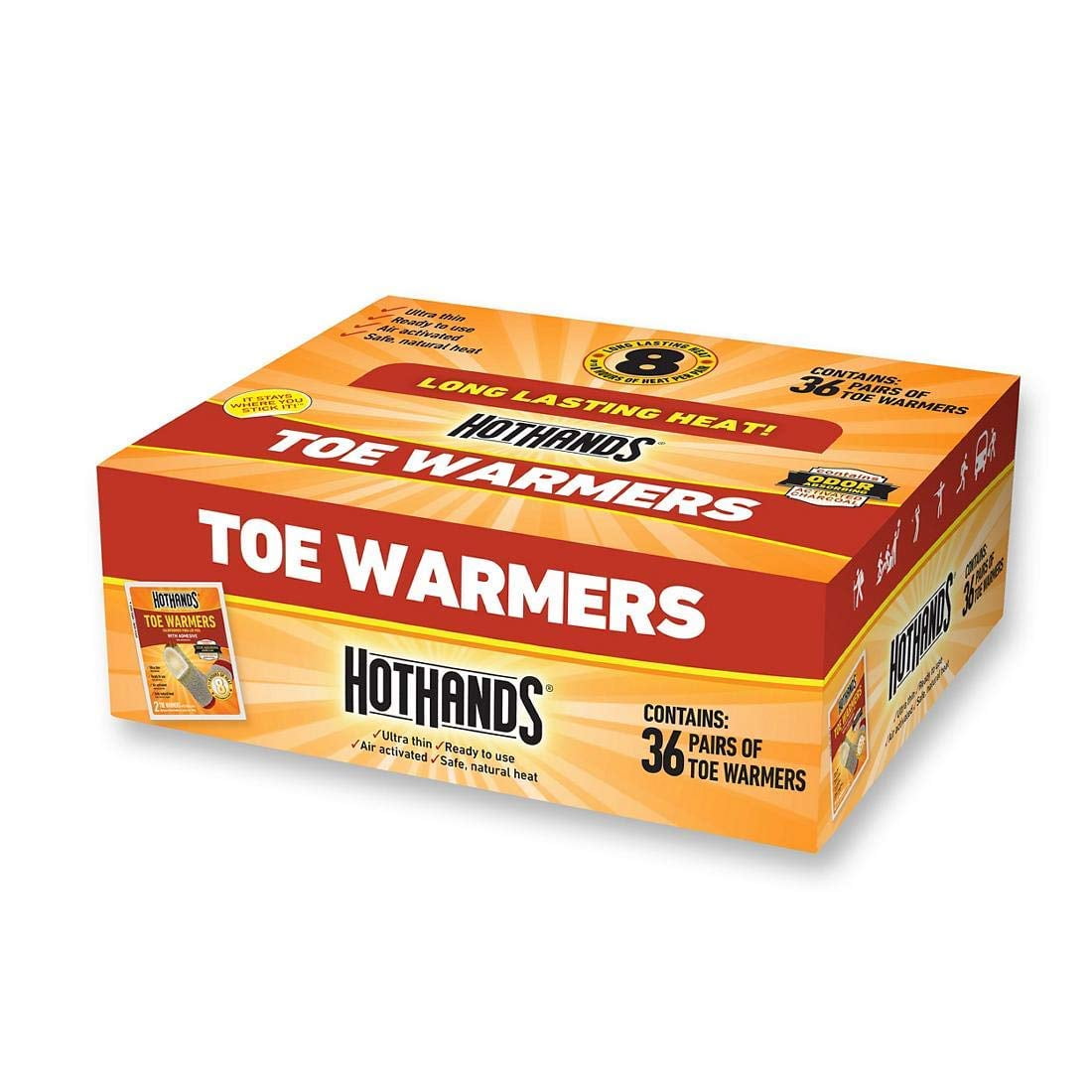 HotHands Bulk Pack - 36 ct. Disposable Winter Warm Toe Warmers ...