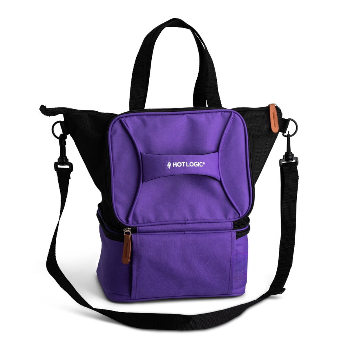 HotLogic 16801175-PUR-B Food Warming Lunch Bag Tote Plus 12V Plugin ...