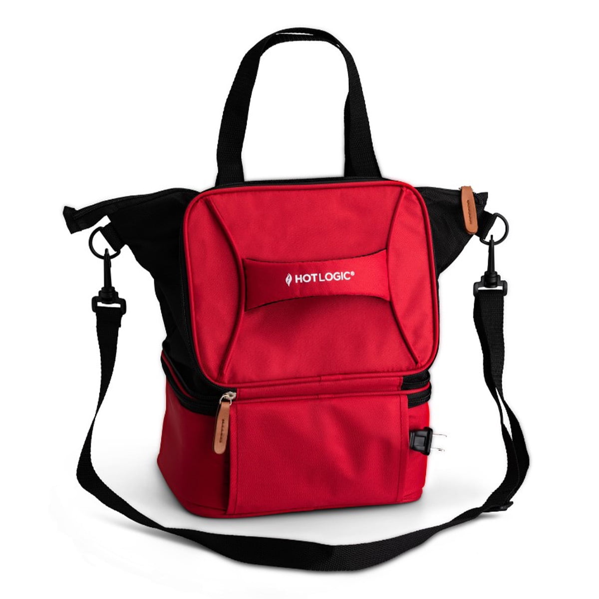 HotLogic 16801175-RD-B Food Warming Lunch Bag Plus 12V Plugin, Red ...