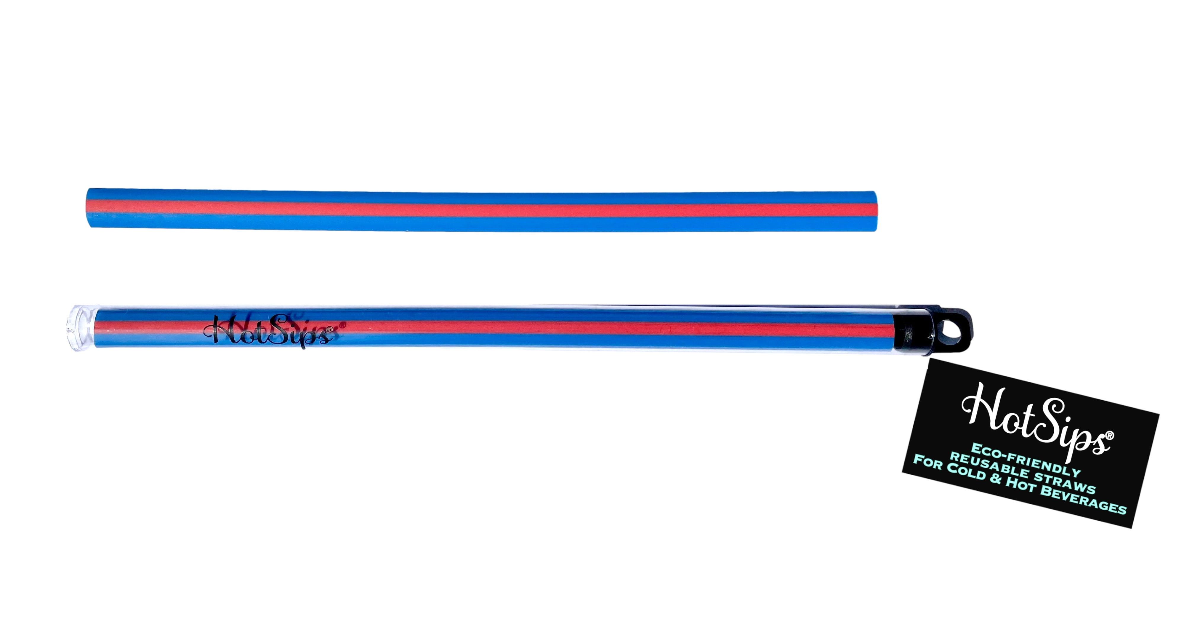 HotSips Reusable Drinking Straws - Ergonomic Shape Made in the USA ...