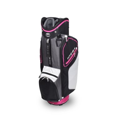 Costway Double Strap Golf Stand Cart Bag with 6-Way Divider, Organizer ...