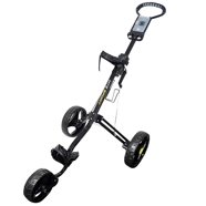 Caddymatic Golf Quad 4-Wheel Walking Hand Caddy Trolley Bag, Folding ...