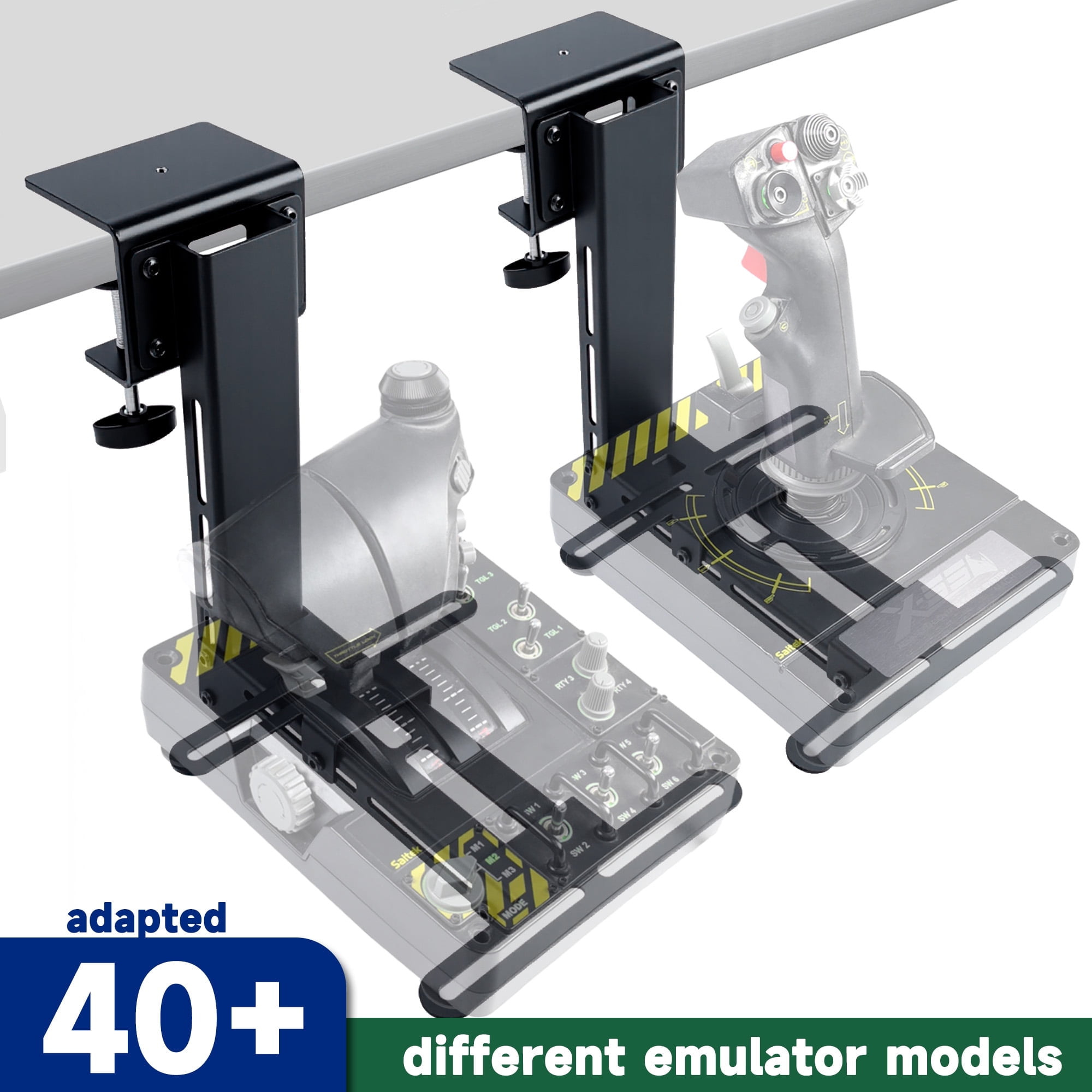 2pcs Hotas Mount Desk Mount Stand For Flight Game Joystick Throttle For ...