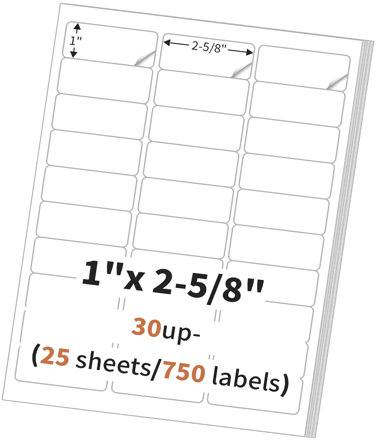 Hotbar 1" 2 5/8" ( Labels) Address Labels, Label Sticker Paper for /Ink ...