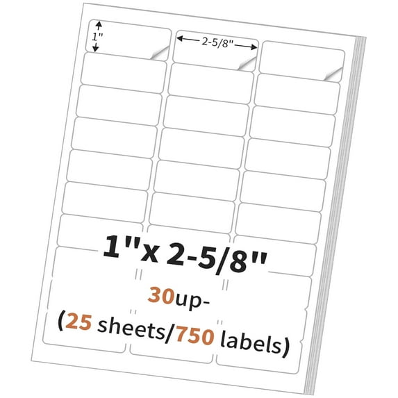 Hotbar 1" 2 5/8" ( Labels) Address Labels, Label Sticker Paper for /Ink ...
