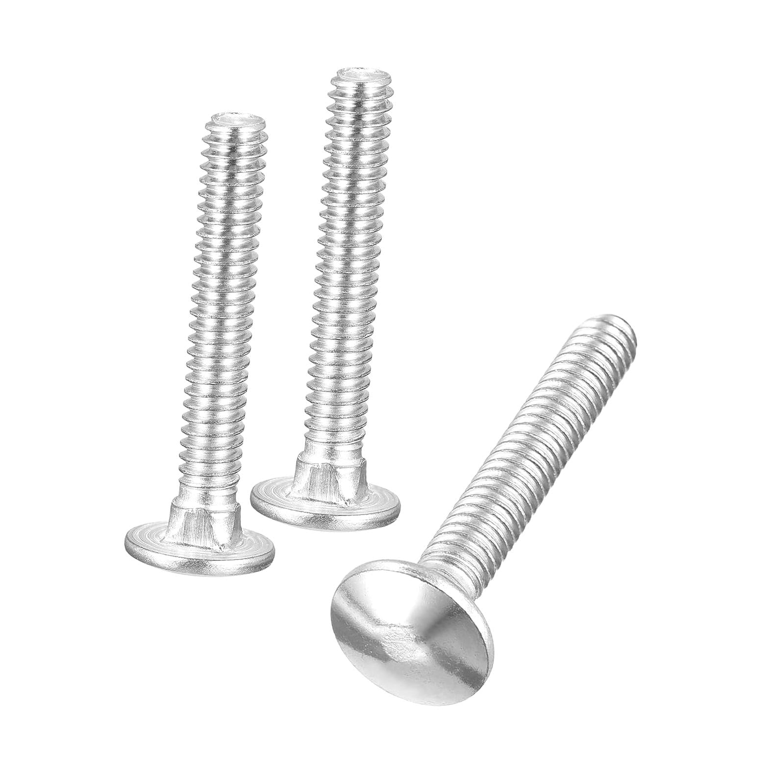 Hotbar 1/4-20x1/2 Carriage Bolt, 10pcs Round Square Neck Screws, 304 ...