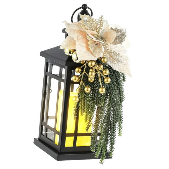 Hotbar 1 Set Christmas Lantern Porch Decorations with Flickering ...