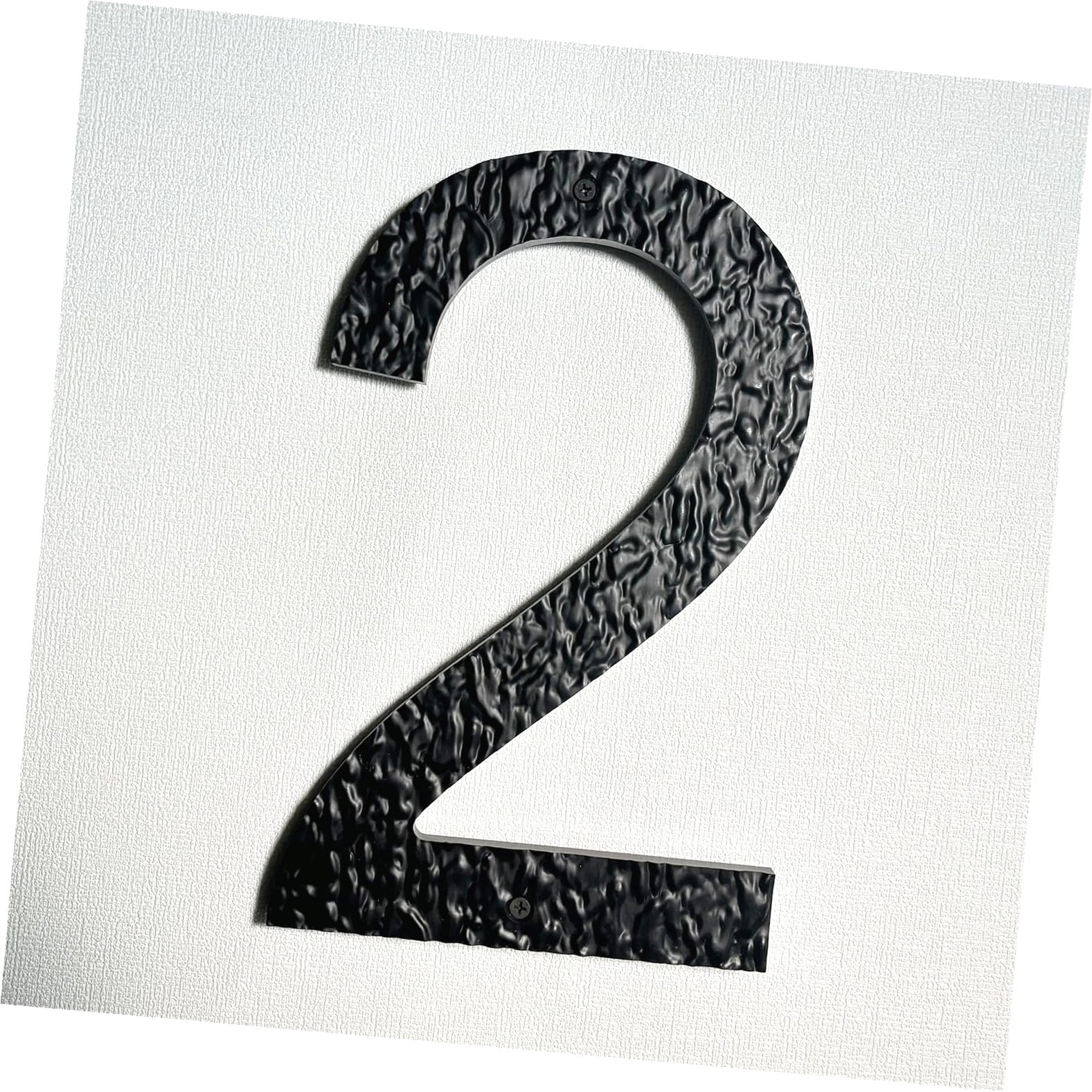 Hotbar 10 Inch Acrylic House Numbers Enhanced Weather Resistant Address ...