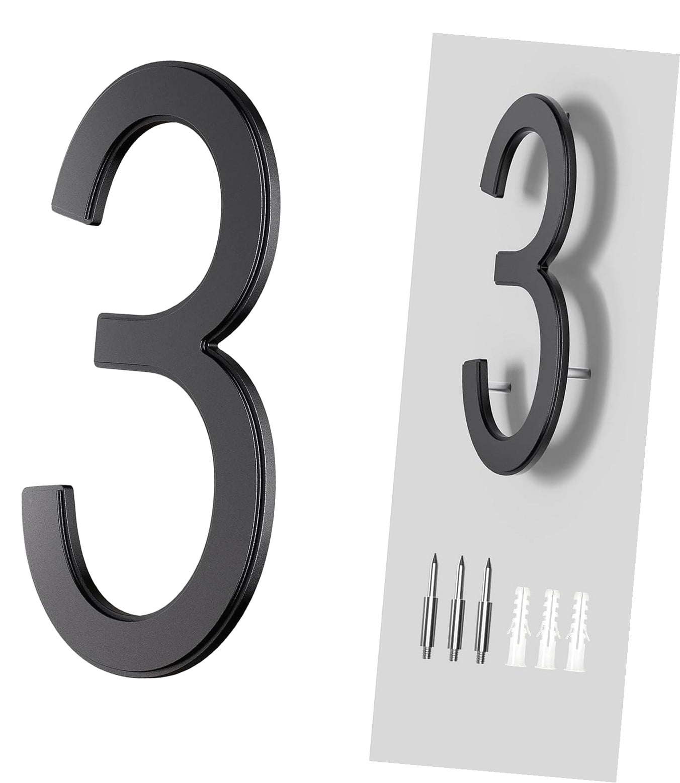 Hotbar 10 Inch House Number, Metal House Numbers - Walmart.com