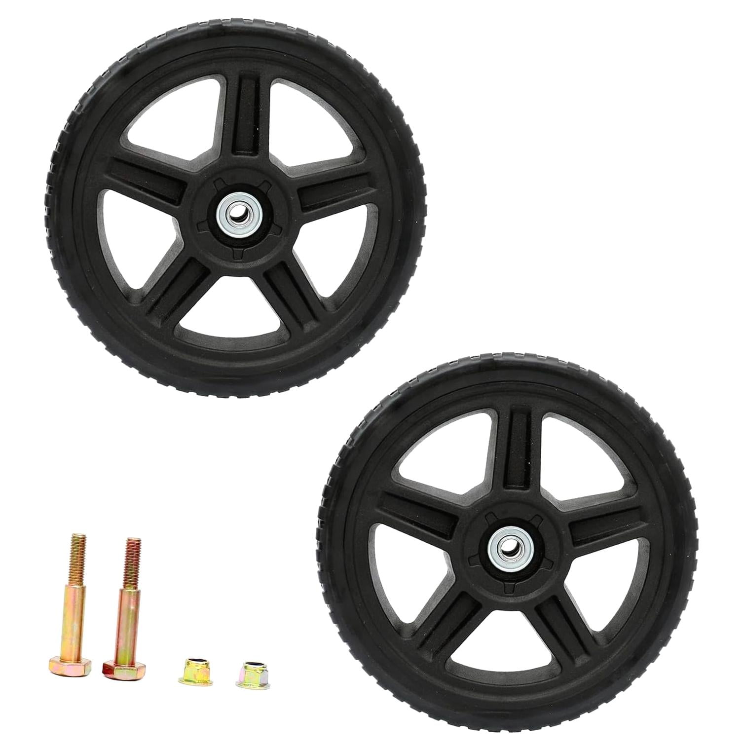 Hotbar 10 Inch Lawn Mower Wheel Kits with Bolts & Nuts - Pair of ...