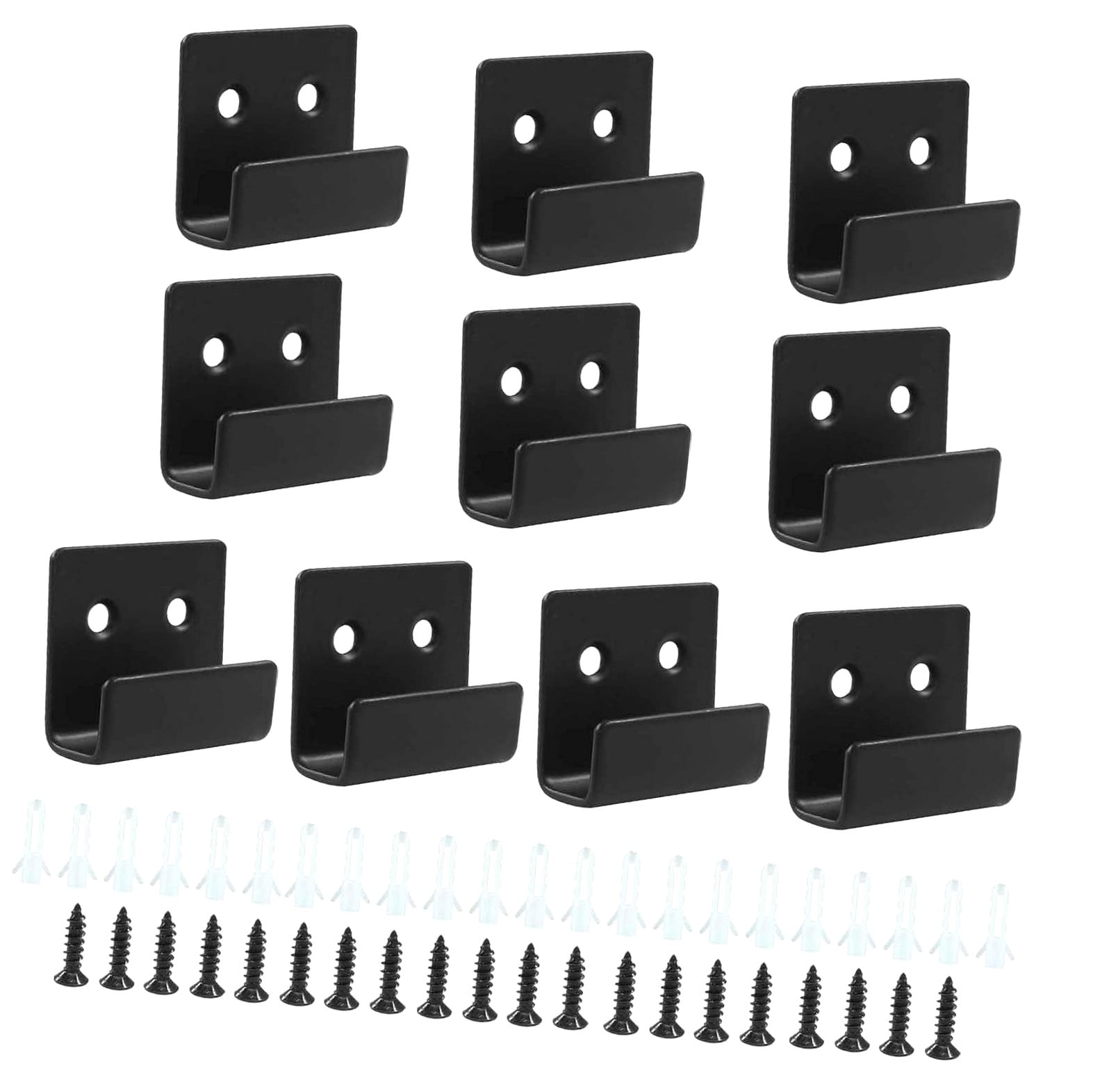 Hotbar 10 Pcs Tile Display Wall Hanger, Steel Wall Mount Brackets, Tile ...