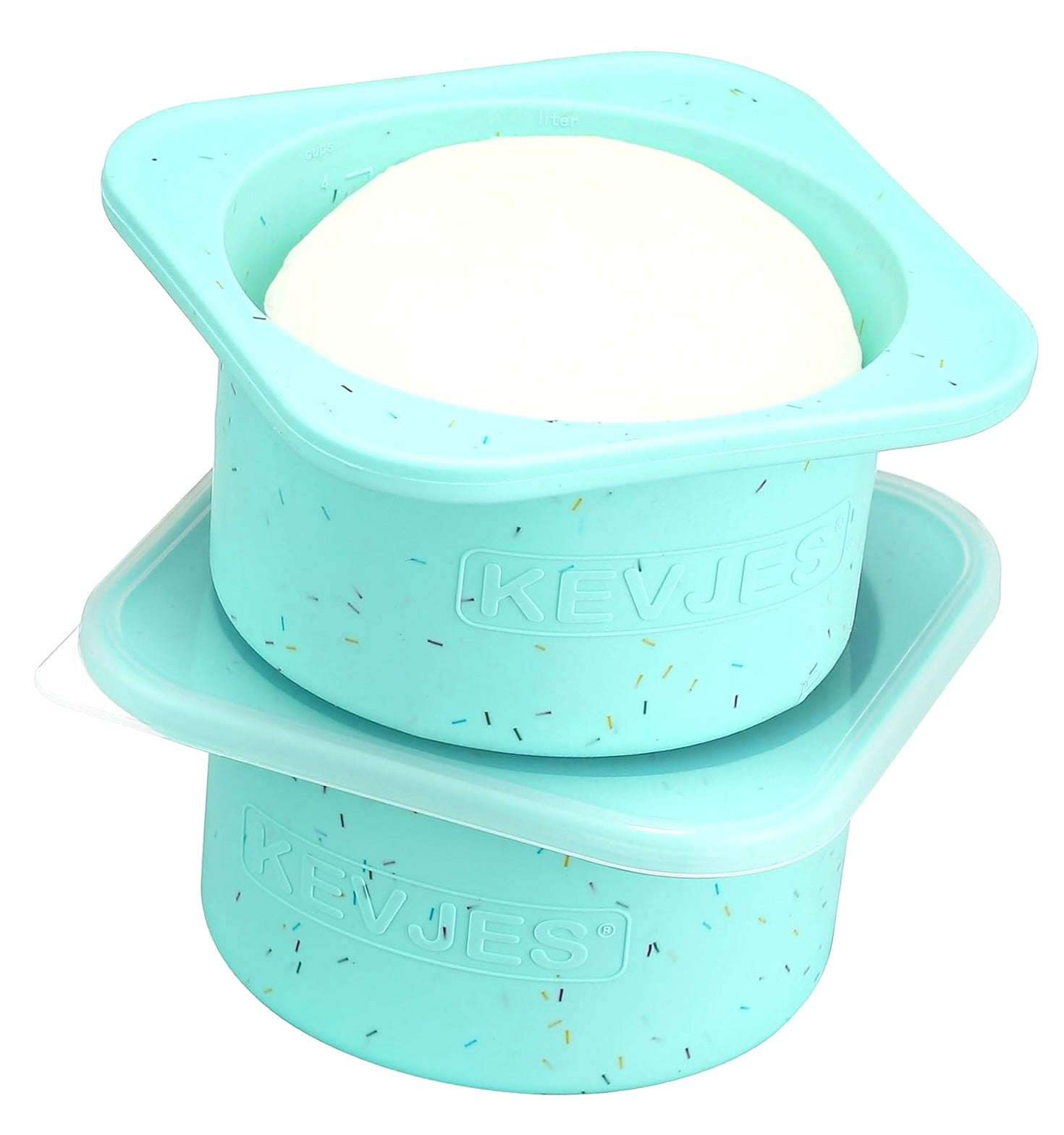 Hotbar 1000ml PLUS Individual Pizza Dough Proofing Containers with ...