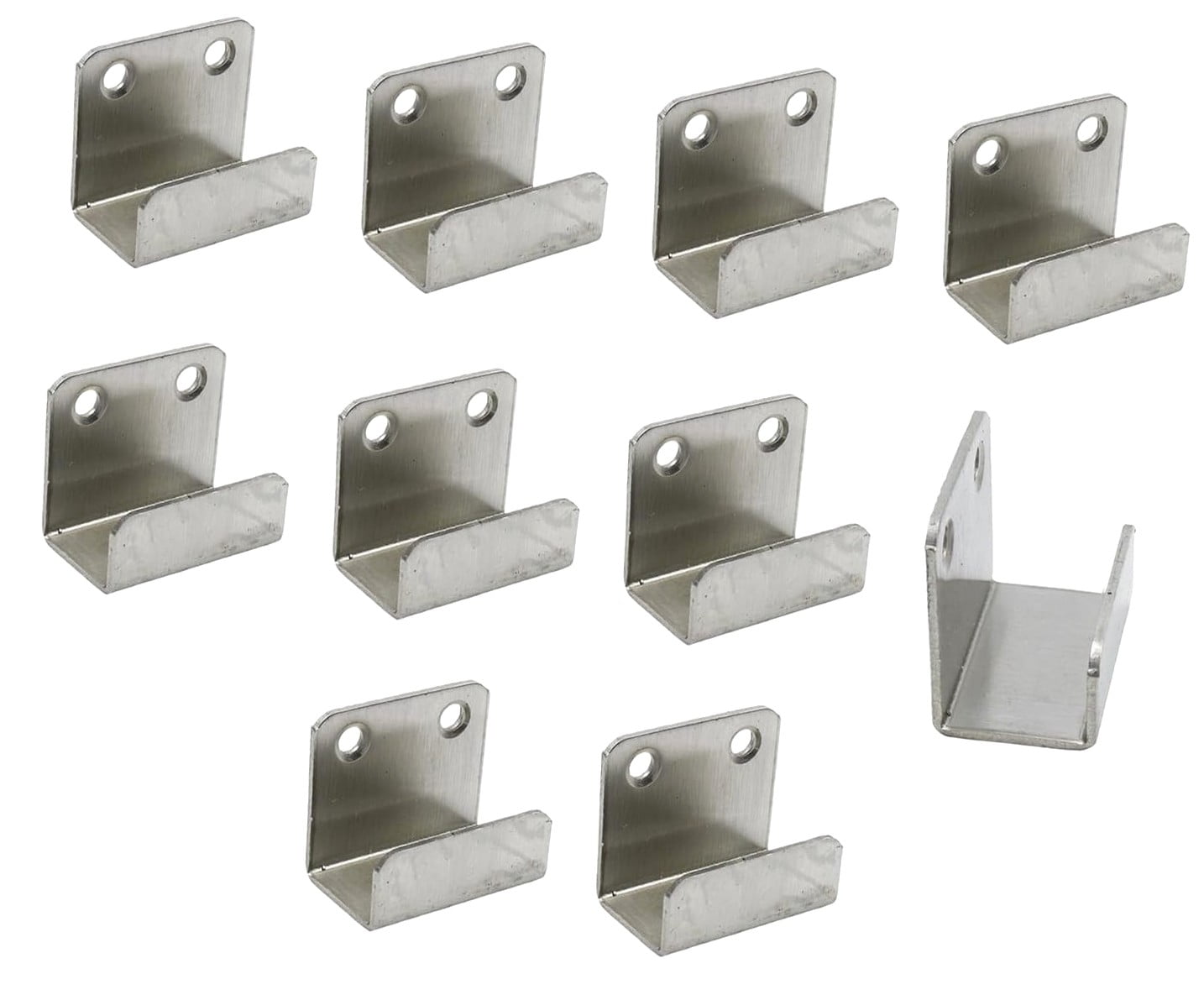 Hotbar 10Pcs Wall Mount Fastener, Steel Flat J Wall Hanger, Ceramic ...