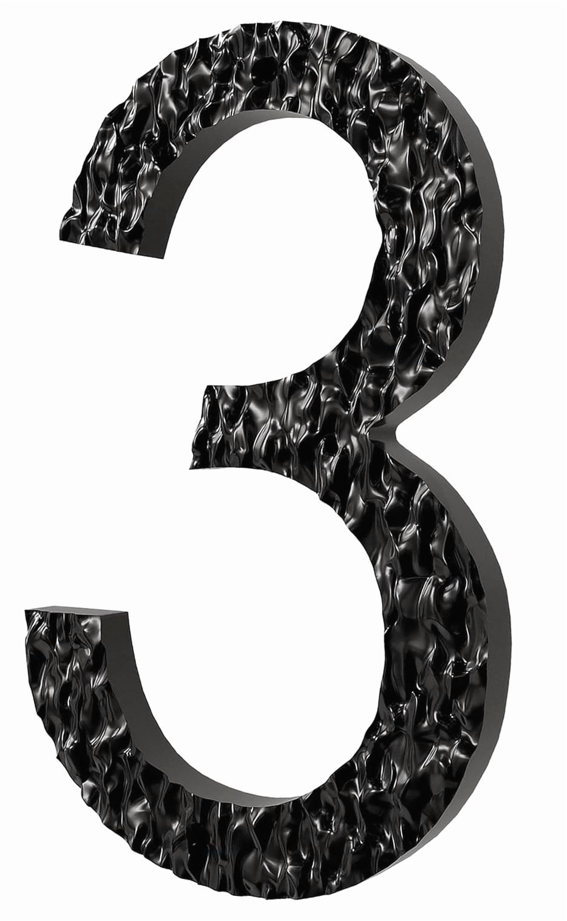 Hotbar 12 Inch House Numbers / Fade-Resistant Weatherproof Acrylic ...