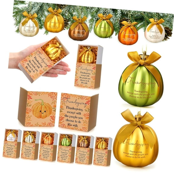 Hotbar 12 Sets Friendsgiving Bulk Tree Ornaments Thanksgiving Hanging ...