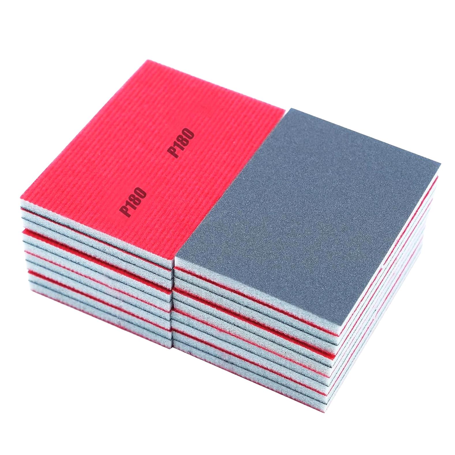 Hotbar 18PCS 80Grit/#180 Sanding Sponge Assortment, 4x3 Inch Coarse ...