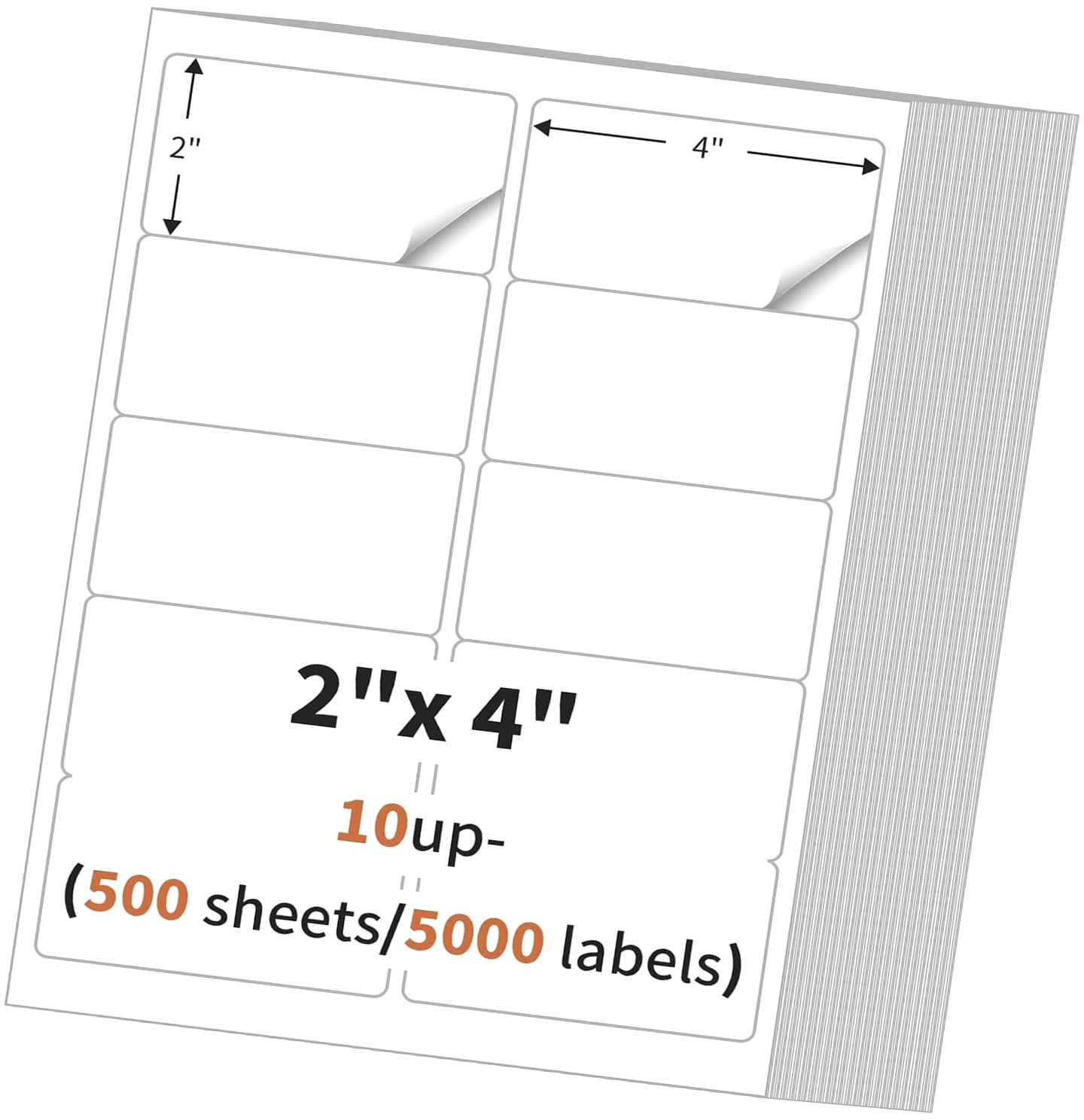 Hotbar 2" 4" ( ) Address Labels Sticker Paper for /Ink Jet Printer ...