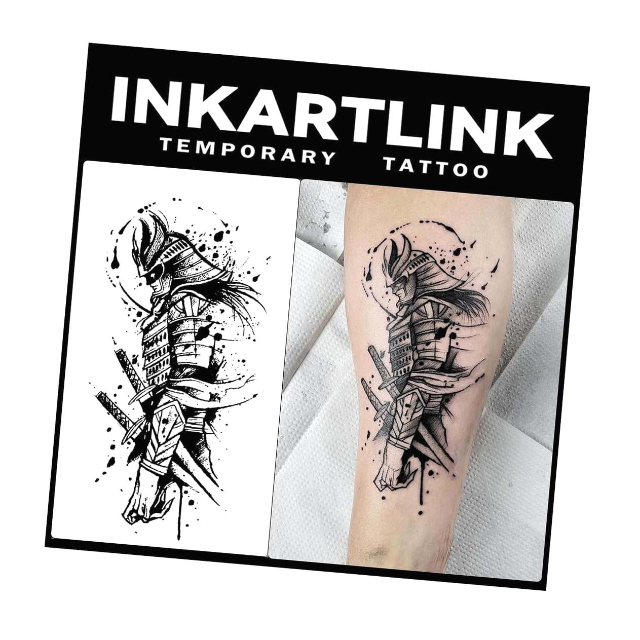 Hotbar 2 Extra Large Sheets of Semi-Permanent Tattoos, Artistic Designs ...