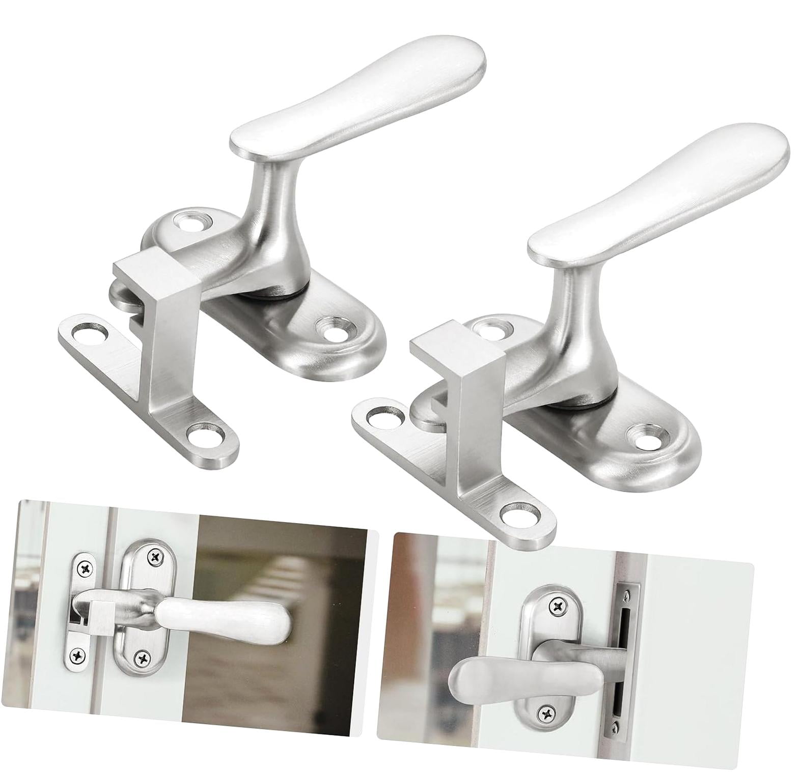 Hotbar 2-Pack 360-Degree Rotating Bathroom Door Lock, Triple Locking ...