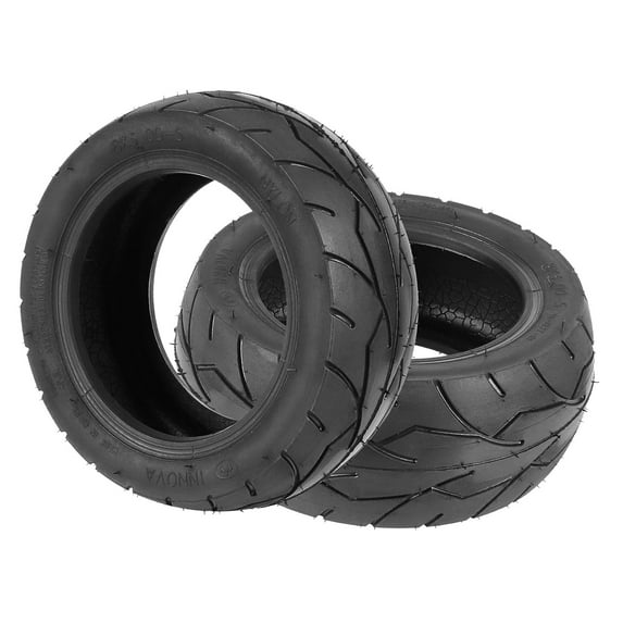 Hotbar (2-Pack) 8" 8 3.00-5 Explosion-Proof Rubber Tubeless Tire 8-Inch Tire for Kaabo 8, Dual ...
