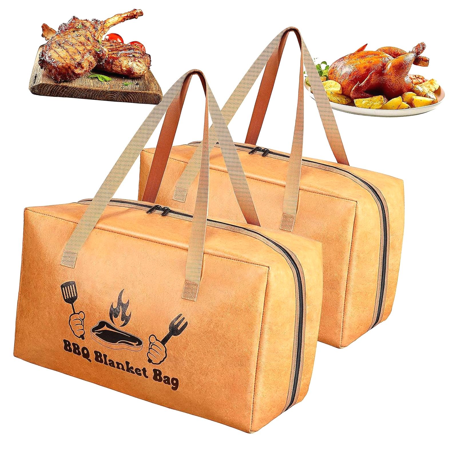 Hotbar 2 Pack BBQ Blanket for Meat Resting, Insulated Meat Resting Bag ...