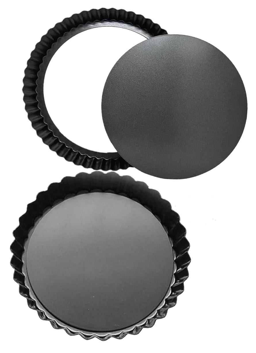 Hotbar 2-Piece 9 Inch Nonstick Baking and Quiche Pans with Detachable ...
