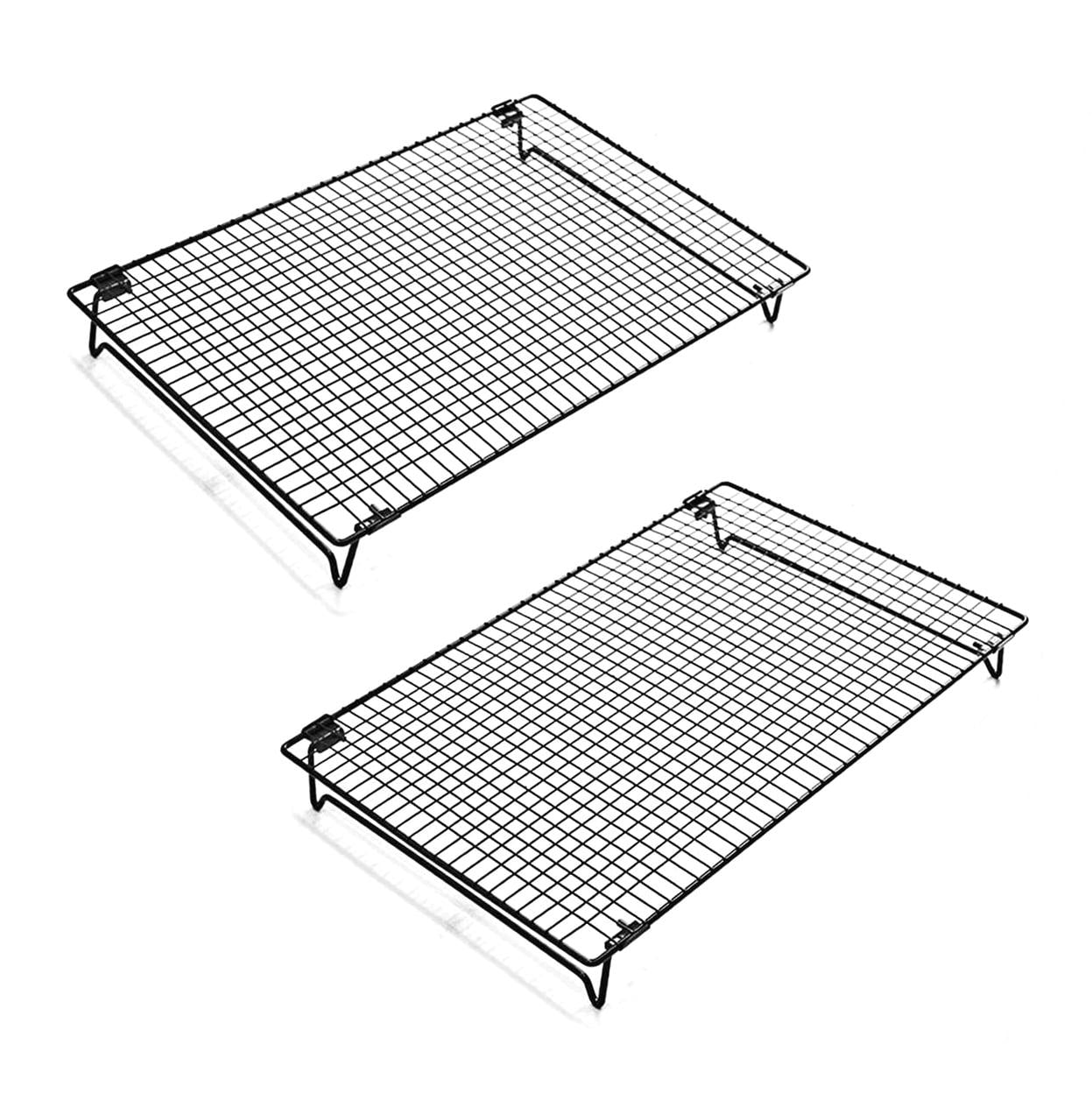 Hotbar 2-Piece Foldable Cooling Rack with Collapsible Legs - Suitable ...