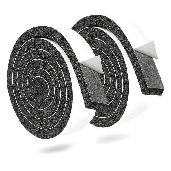 Hotbar 2 Rolls 1/2 Inch 1/4 Weather Stripping Air Conditioner Open Cell ...