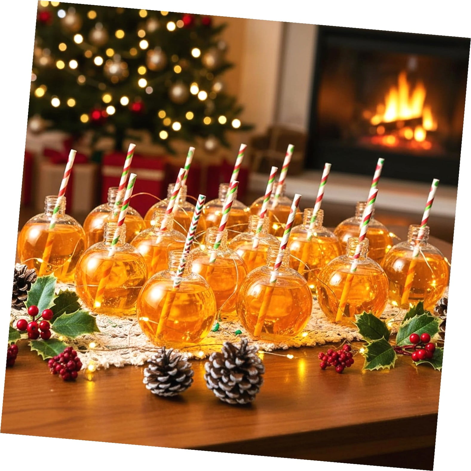 Hotbar 24 Set Large Plastic Drinking Balls Cups Fillable Large ...