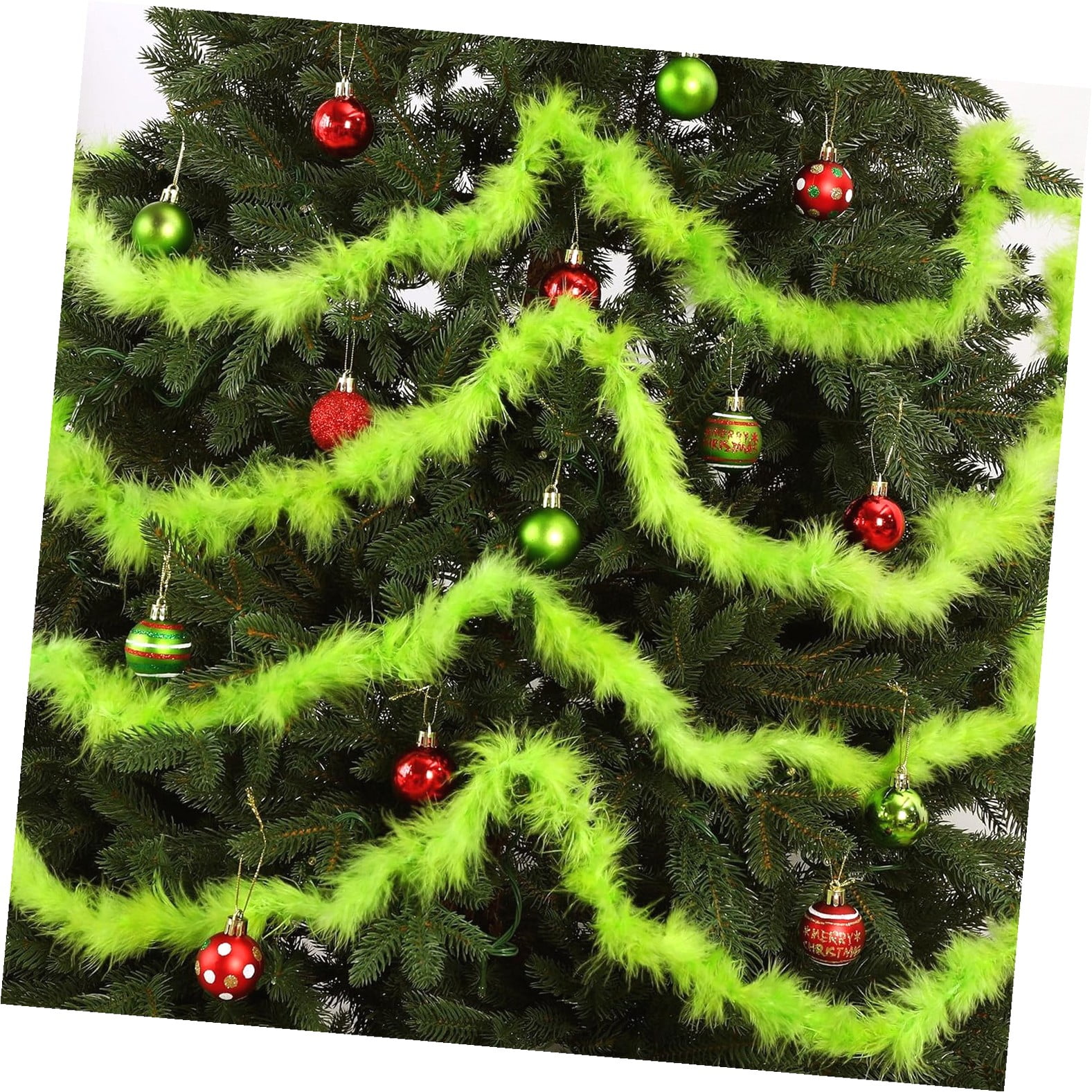 Hotbar 26.2FT Christmas Garland Lime Christmas Tree Hanging Garland ...
