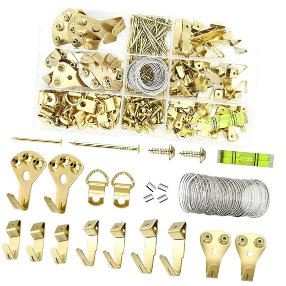 Hotbar 265-Piece Picture Hanging Kit with Wall Frame Hangers for ...